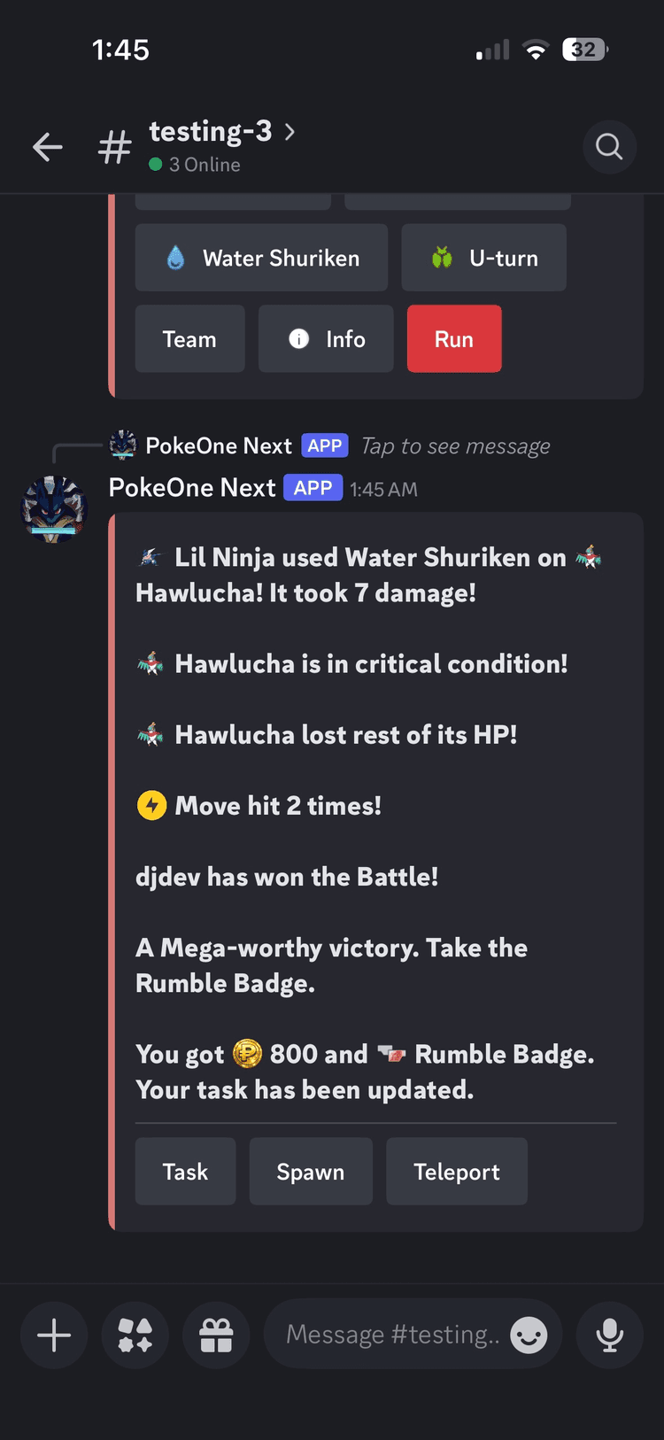 PokeOne | Pokemon Discord Bot RPG