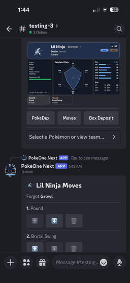 PokeOne | Discord Pokemon RPG